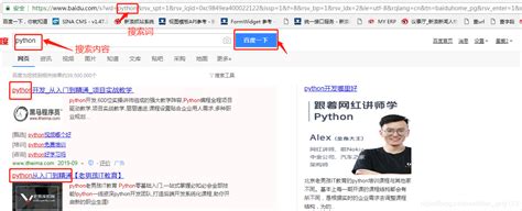 Python用flask实现百度搜索框flask 打开百度 Csdn博客