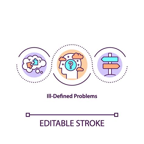 Ill Defined Problems Concept Icon 2226863 Vector Art At Vecteezy