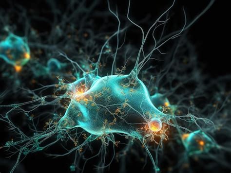 Premium Ai Image Illustration Of Detailed Neuronal Synapse Premium Ai Image Illustration Of Detailed Neuronal Synapse