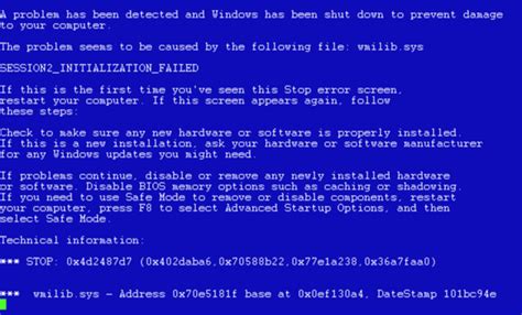 Синий экран смерти в Windows 10 причины и решения