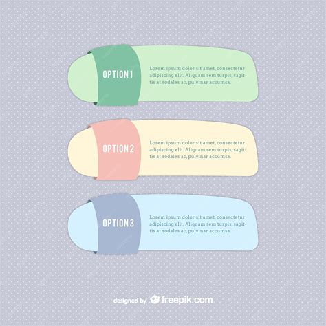 파란색 녹색 및 빨간색 배너 무료 벡터