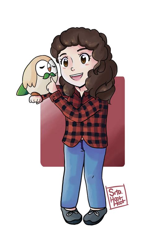 Chibi Commission With Rowlet By Srtahoothoot On Deviantart