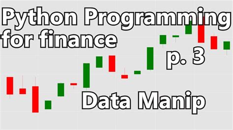Basic Stock Data Manipulation Python Programming For Finance P3 Youtube