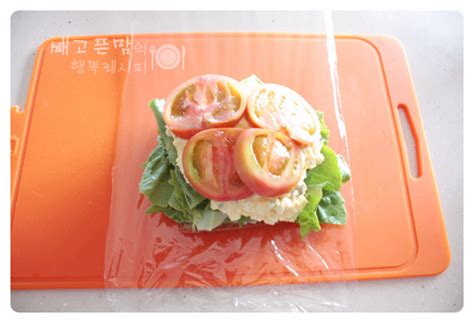 다이어트 샌드위치 에그 그릭요거트 샌드위치 만들기