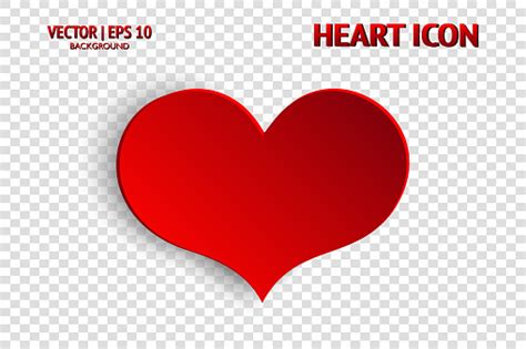 심장 사랑 아이콘과 발렌타인 데이 기호입니다 빨간색 벡터 로맨틱 한 평면 기호 배경입니다 그림자가 있는 고립된 일러스트 아트는 모바일 및 웹 디자인 로고 그래픽 휴일 건강에