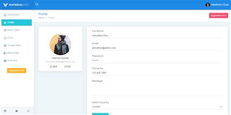 Github Admin Dashboardsfree Dashboard Material Lite Materialpro Bootstrap Lite Free
