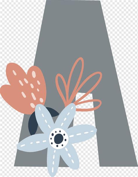 꽃 알파벳 Png Pngwing