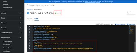 Backup And Restore Hub Clusters With Red Hat Advanced Cluster Management For Kubernetes
