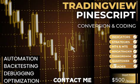 Automate Trading Strategy On Tradingview Pine Script Ninjatrader Mt5 Ctrader Tos By Jonesdavi1