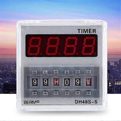 ProgrammableDelay Time Relay Timer S H Pin DH S S V AC DC Fruugo DE