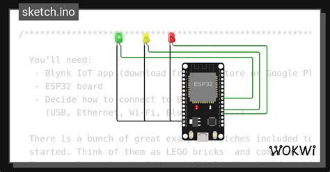 Lampu Lalu Lintas Wokwi Esp32 Stm32 Arduino Simulator
