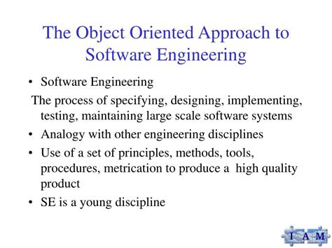 Ppt The Object Oriented Approach To Software Engineering Powerpoint