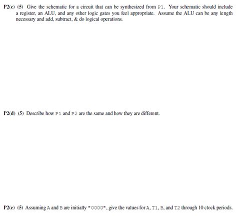 solved p2 25 points use the following vhdl code for this