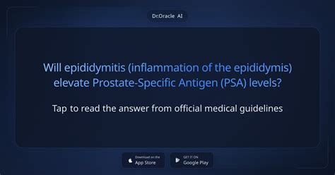 Will Epididymitis Inflammation Of The Epididymis Elevate Prostate Specific Antigen Psa Levels