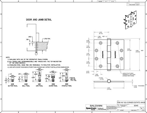Baldwin 1045033inrp Vintage Brass Nrp 4 12 X 4 12 Square Corner