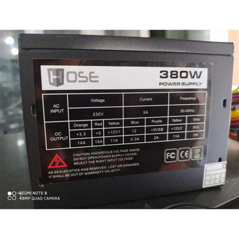 Jual PSU HOSE 380W POWER SUPPLY MINI ITX PSU MINI 380WATT NO BOX Kota Bandung Magna Computer
