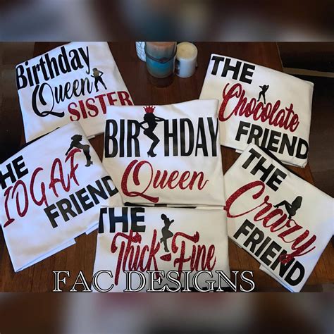 Birthday Squad Shirts Birthday Girl Friend Squad Birthday