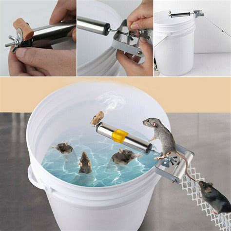 Badu Bg Домакински улов на плъхове Творчески многоцелеви капан за мишка Кофа за мишка Капан за