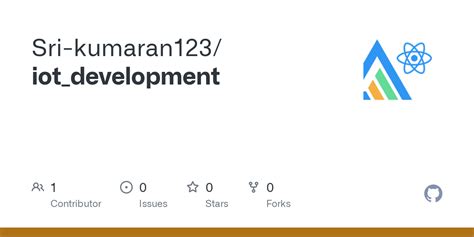 Github Sri Kumaran123iotdevelopment