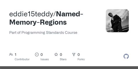 Github Eddie15teddynamed Memory Regions Part Of Programming Standards Course