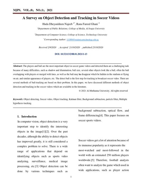 Asurveyonobjectdetectionandtrackin Pdf Shape Kalman Filter
