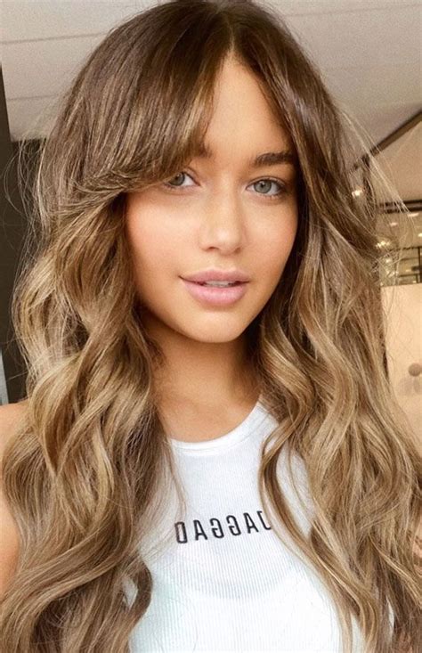 22 Best Curtain Bangs For Every Hair Type Cute Bronde Long Locks Long Hair Styles Long Hair