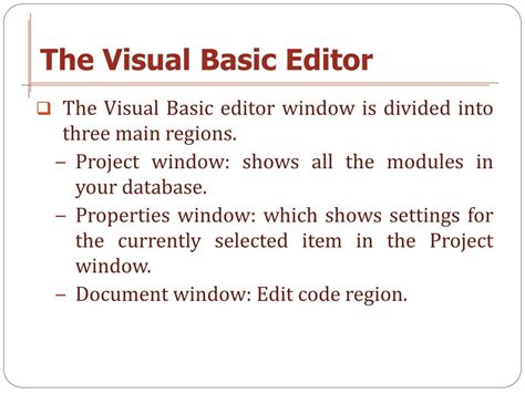 Ppt Automating Tasks With Visual Basic Powerpoint Presentation Free
