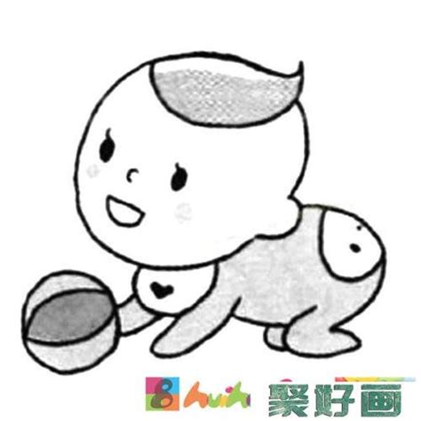 怎样简笔画宝宝 天马图吧