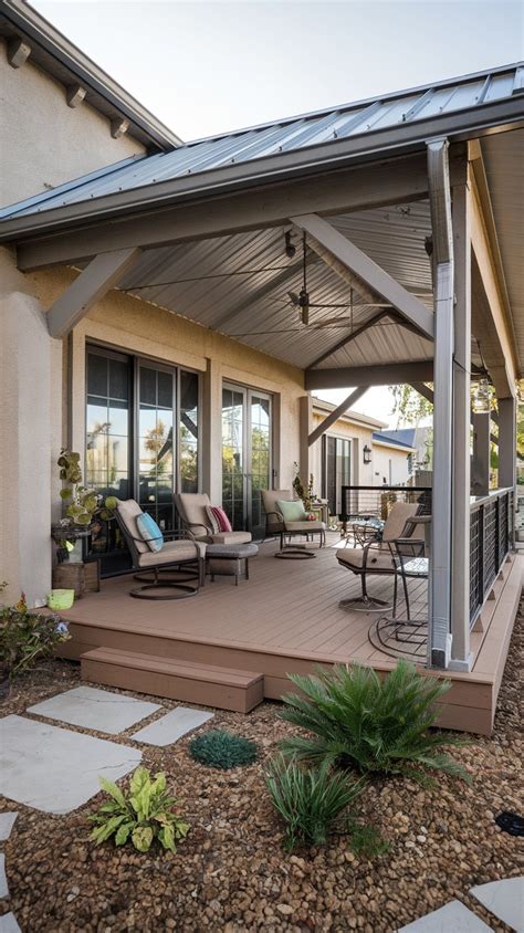 Covered Patio Ideas Attached To House For Year Round Outdoor Living