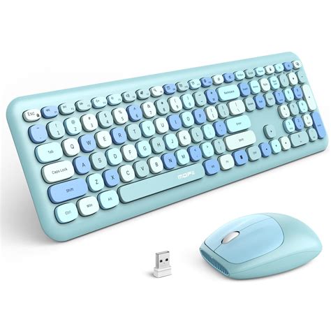 Mofii Wireless Keyboard And Mouse Combo 2 4g Slim Full Sized Ergonomic Keyboard Mouse For Pc