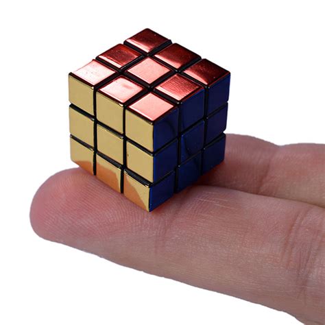 Worlds Smallest Metallic Rubiks Cube