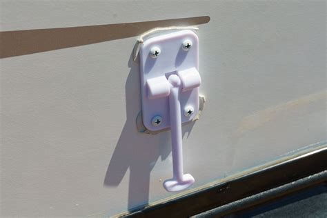 Installing An Rv Door Holder And Latch Adventurous Way