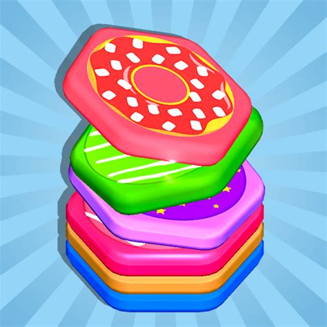 hexa sort donut stack puzzle hexa donut sort merge master hexa color sort donut block sorting