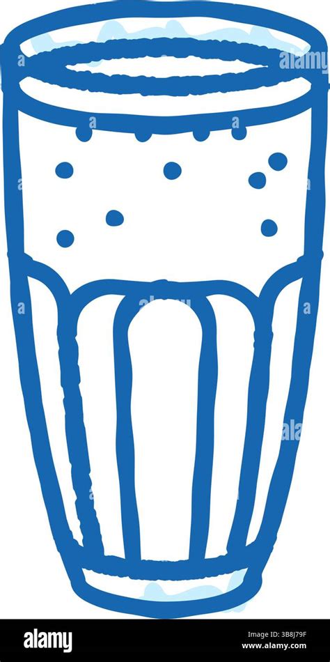 Lassi Drink Indian Cuisine Icon Doodle Illustration Stock Vector Image