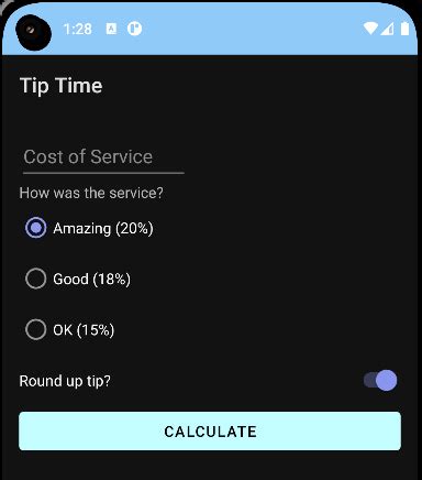 Github Yanisapths Tiptime Codelab Practice Https Developer Android Codelabs Basic