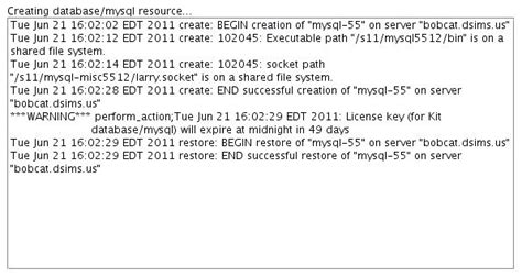 Creating A Mysql Resource Hierarchy Lifekeeper For Linux Live 970