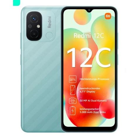 Xiaomi Redmi C Gb Gb Mediatek G Mah Mp Nfc Vert Fiche Technique Et Prix