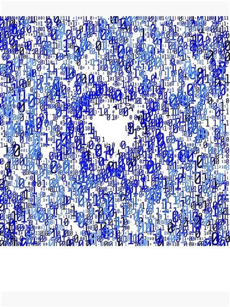 Matrix Style Binary Code Computer Science Poster For Sale By