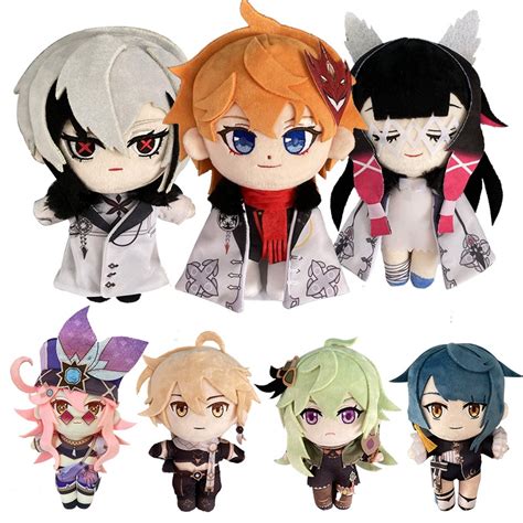 Muñeco De Peluche De 20cm Genshin Impact Cyno Dori Juguete Tartaglia Anime Collei Aether