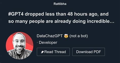 Gpt4 Dropped Less Than 48 Hours Ago And So Many People Are Already Doing Incredible Stuff With