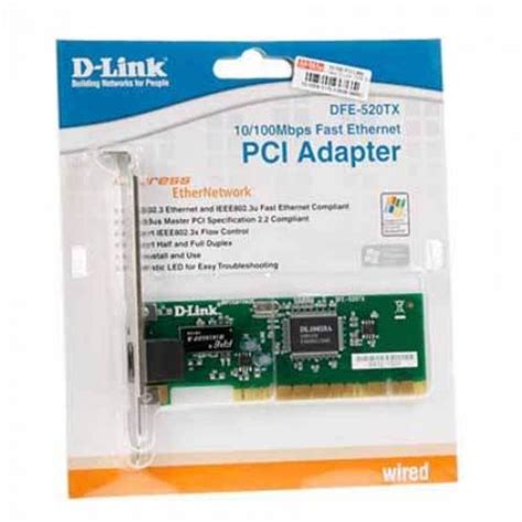 D Link 10 100 Fast Ethernet Desktop Pci Adapter