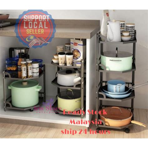 Rak Periuk 2 Layer 3 Layer 4 Layer 💥ready Stock💥 Shopee Malaysia