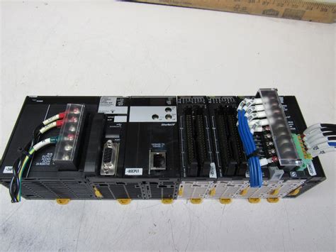 omron sysmac system cj2h cpu65 eip cpu w 4 modules installed xlnt used