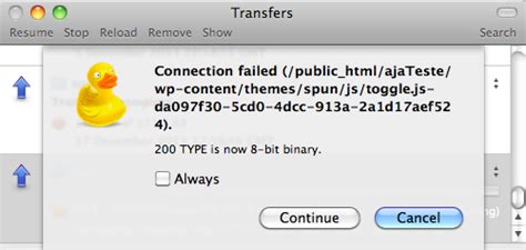 Cant Upload Files To A Server Using Cyberduck · Issue 7687 · Iterate