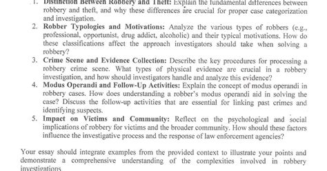 1 Distinction Between Robbery And Theft StudyX
