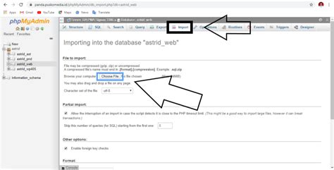 cara ekspor dan import database di phpmyadmin puskomedia indonesia