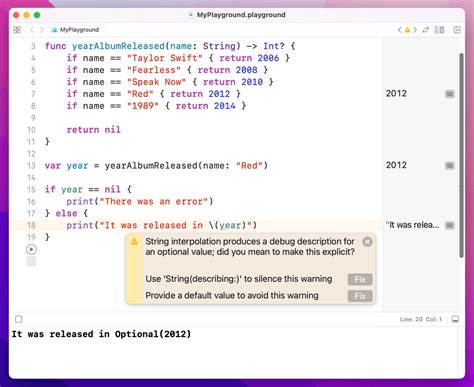Optionals A Free Hacking With Swift Tutorial