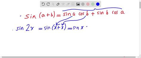 Solved Verify That The Equation Is An Identity Hint Sin 2x Sin X X Sin 2x 2 Sin Xcos