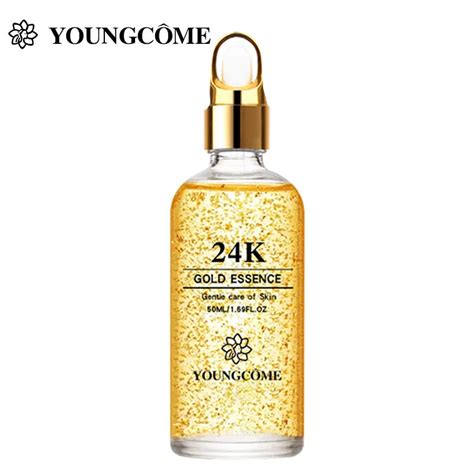 Youngcome 24k 골드 페이스 세럼 안티 링클 모이스처라이징 브라이트닝 영양 에센스 안티 에이징 스킨 페이셜 세럼 스킨