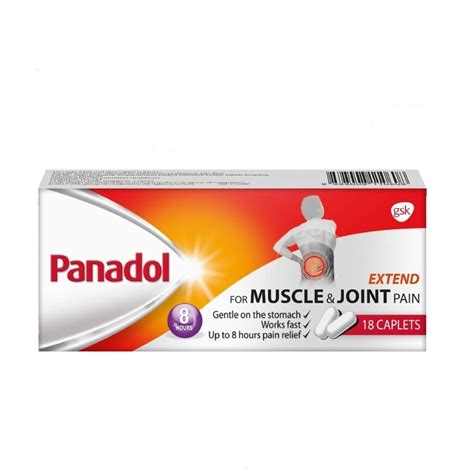 Jual Panadol Extend For Muscle And Joint Pain 18 Caplets Shopee Indonesia